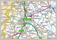 Shropshire County Map– I Love Maps