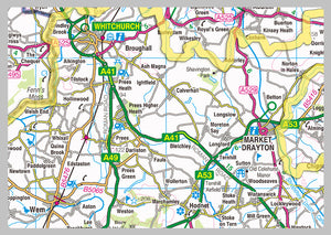 Shropshire County Map– I Love Maps