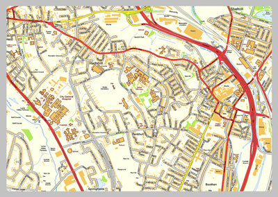 Stoke on Trent Street Map– I Love Maps