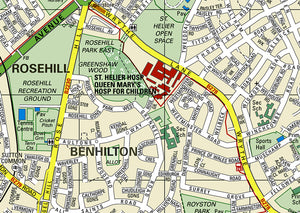 Sutton London Borough Map– I Love Maps