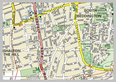 Sutton London Borough Map– I Love Maps