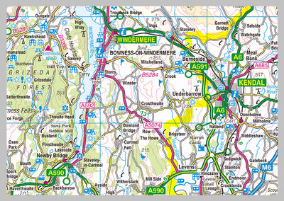 The Lake District National Park Map Poster Print– I Love Maps