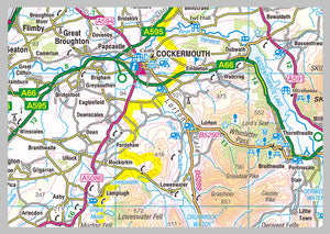 The Lake District National Park Map Poster Print– I Love Maps