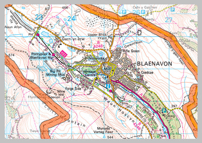 Torfaen County Map– I Love Maps