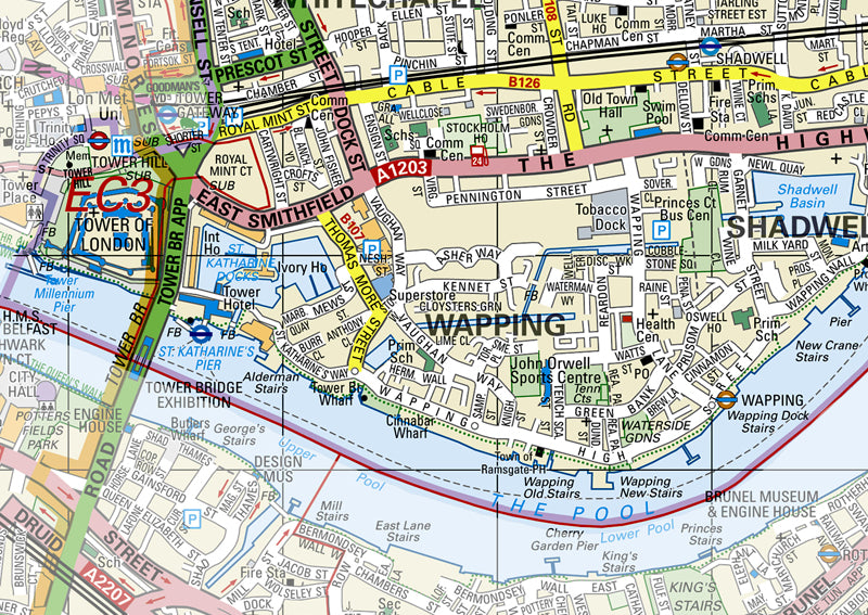 Tower Hamlets London Borough Map | I Love Maps