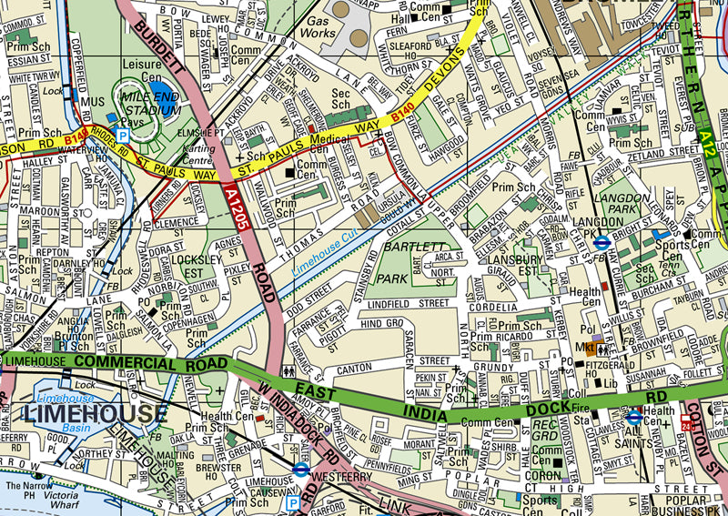 Tower Hamlets London Borough Map– I Love Maps