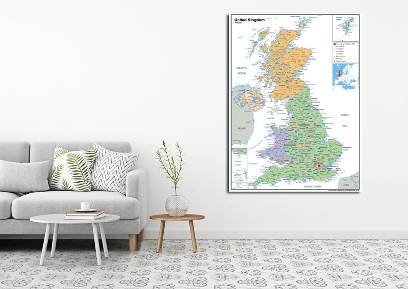 United Kingdom Political Map– I Love Maps