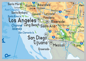 USA Physical Map– I Love Maps