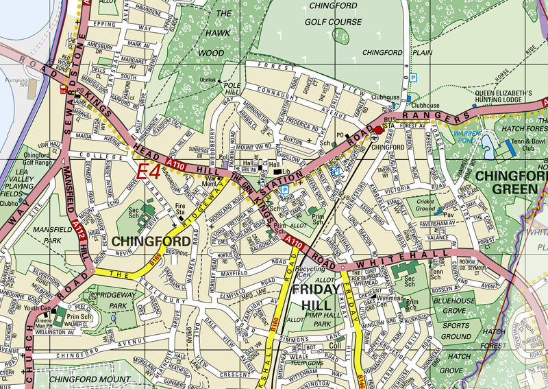 Waltham Forest London Borough Map | I Love Maps