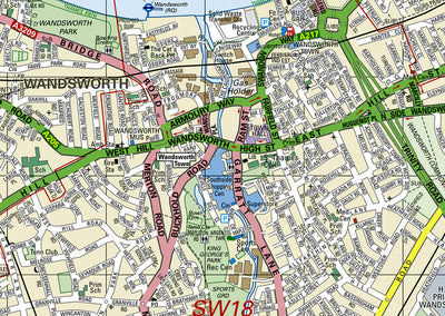Wandsworth London Borough Map– I Love Maps