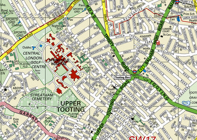 Wandsworth London Borough Map– I Love Maps