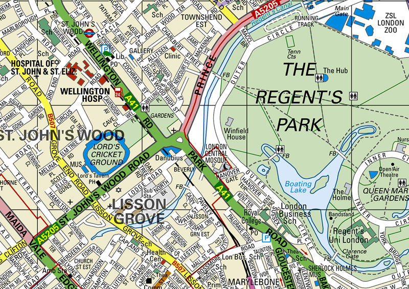 Westminster London Borough Map | I Love Maps
