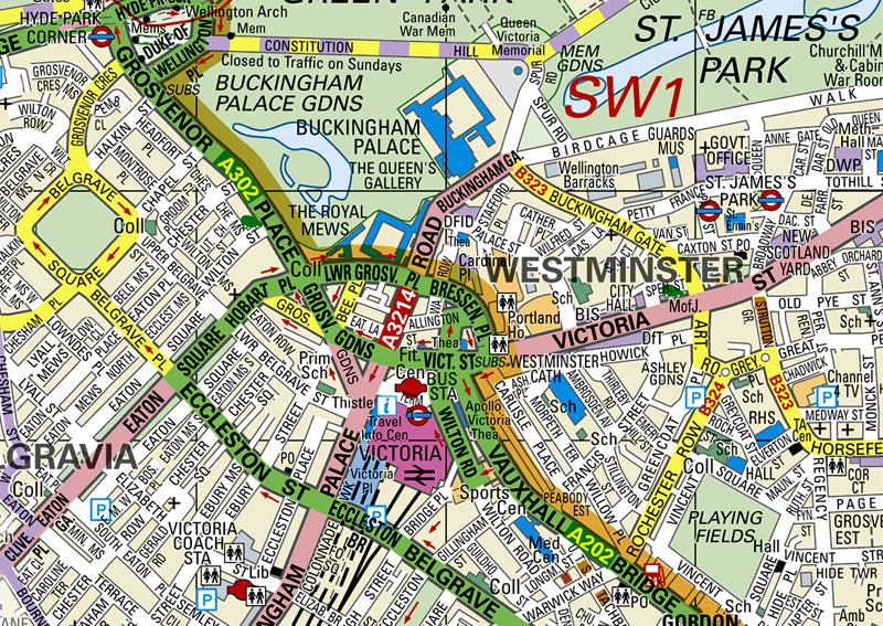 Westminster London Borough Map | I Love Maps