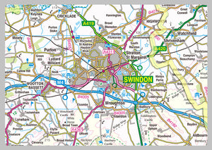 Wiltshire County Map– I Love Maps