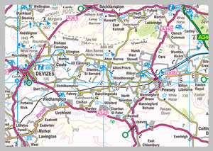 Wiltshire County Map– I Love Maps
