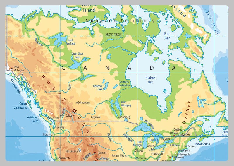 World Physical Map– I Love Maps