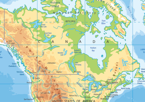 World Physical Map | GeoAtlas | I Love Maps