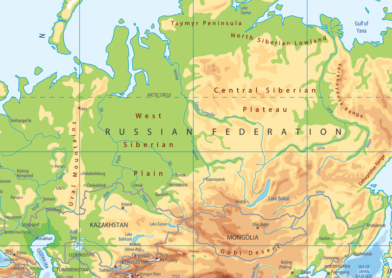 World Physical Map | GeoAtlas | I Love Maps