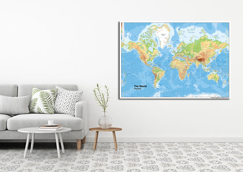 World Physical Map | GeoAtlas | I Love Maps