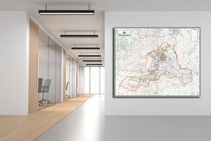 Wrexham County Map– I Love Maps