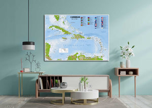 Caribbean Physical Map– I Love Maps
