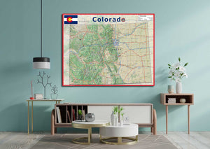 Colorado Physical State Map– I Love Maps