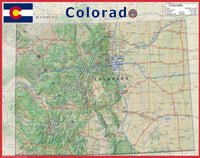 Colorado Physical State Map– I Love Maps