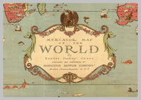 1931 - Mercator Map of the World by Ernest Dudley Chase– I Love Maps