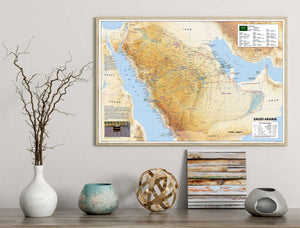 Saudi Arabia Physical Map– I Love Maps