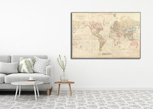 1768 - World Map by James Cook– I Love Maps