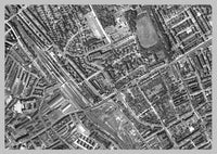 1947 Post-War London Aerial Map - Kensington– I Love Maps
