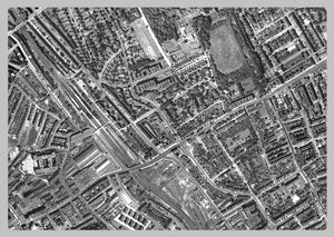 1947 Post-War London Aerial Map - Kensington– I Love Maps