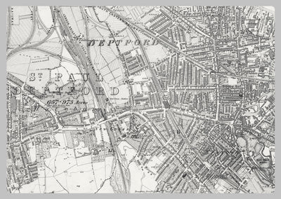 1872 Ordnance Survey Map of Southwest London– I Love Maps