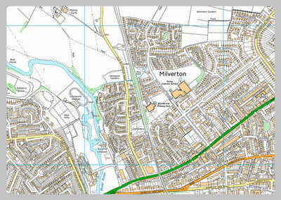 Royal Leamington Spa and Warwick Street Map– I Love Maps