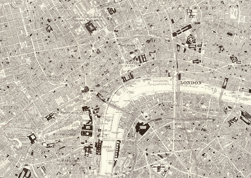 1920 Map of Central London - Ordnance Survey 1:10,560 Scale– I Love Maps