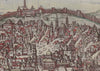 Antique 1582 Map of Jerusalem by Georg Braun and Frans Hogenberg | I ...