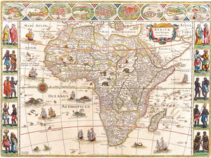1644 - Map of Africa by Willem Blaeu– I Love Maps