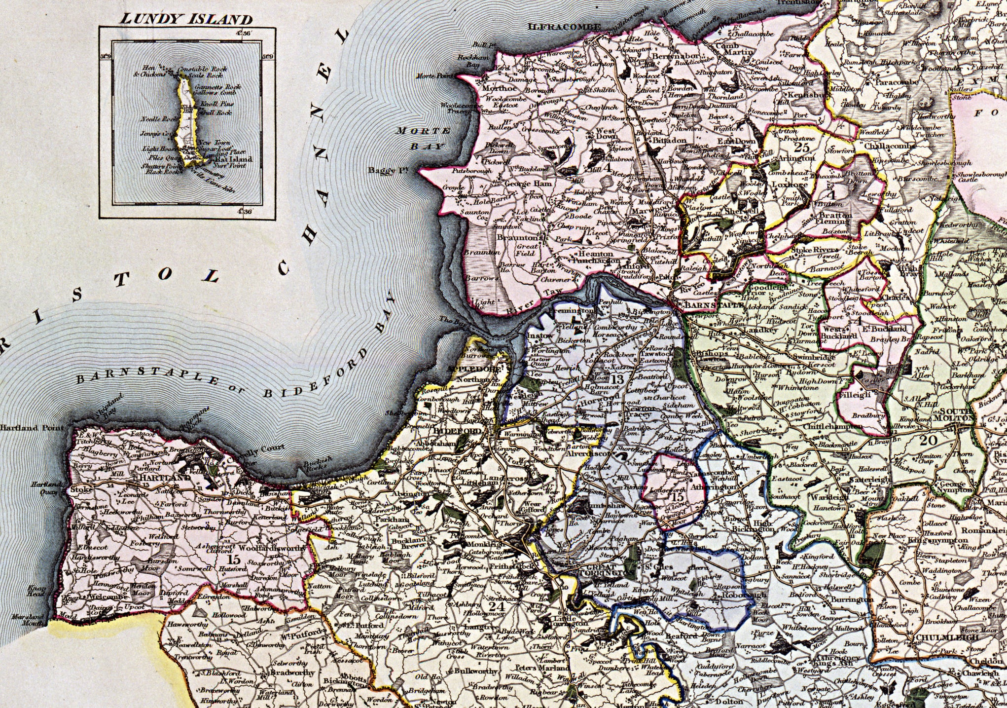 Antique 1829 Map Of Devon by C.J Greenwood– I Love Maps