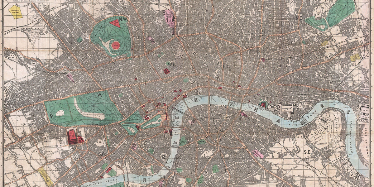 Reynold's Map of Modern London - 1862– I Love Maps