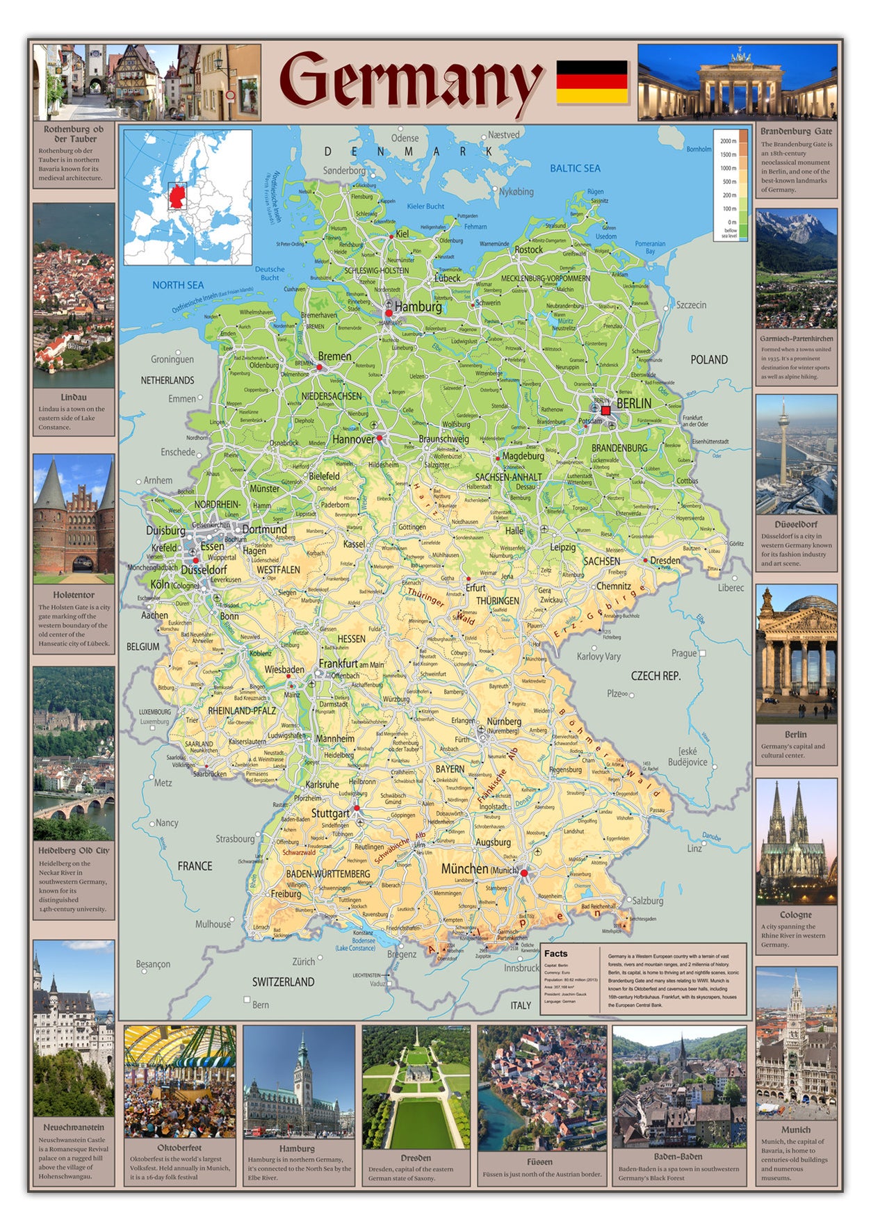 Illustrated Map of Germany– I Love Maps