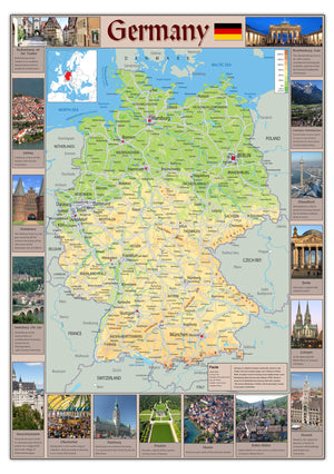 Illustrated Map of Germany– I Love Maps
