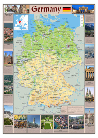 Illustrated Map of Germany | I Love Maps