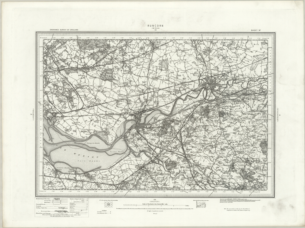 1890 Collection - Runcorn (Wigan) Ordnance Survey Map | I Love Maps