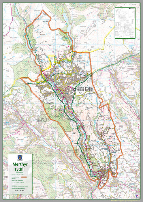 Merthyr Tydfil County Map I Love Maps merthyr-tydfil-county-map-i-love-maps