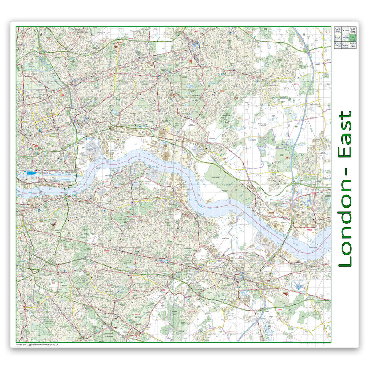 Sheet 6. London East– I Love Maps