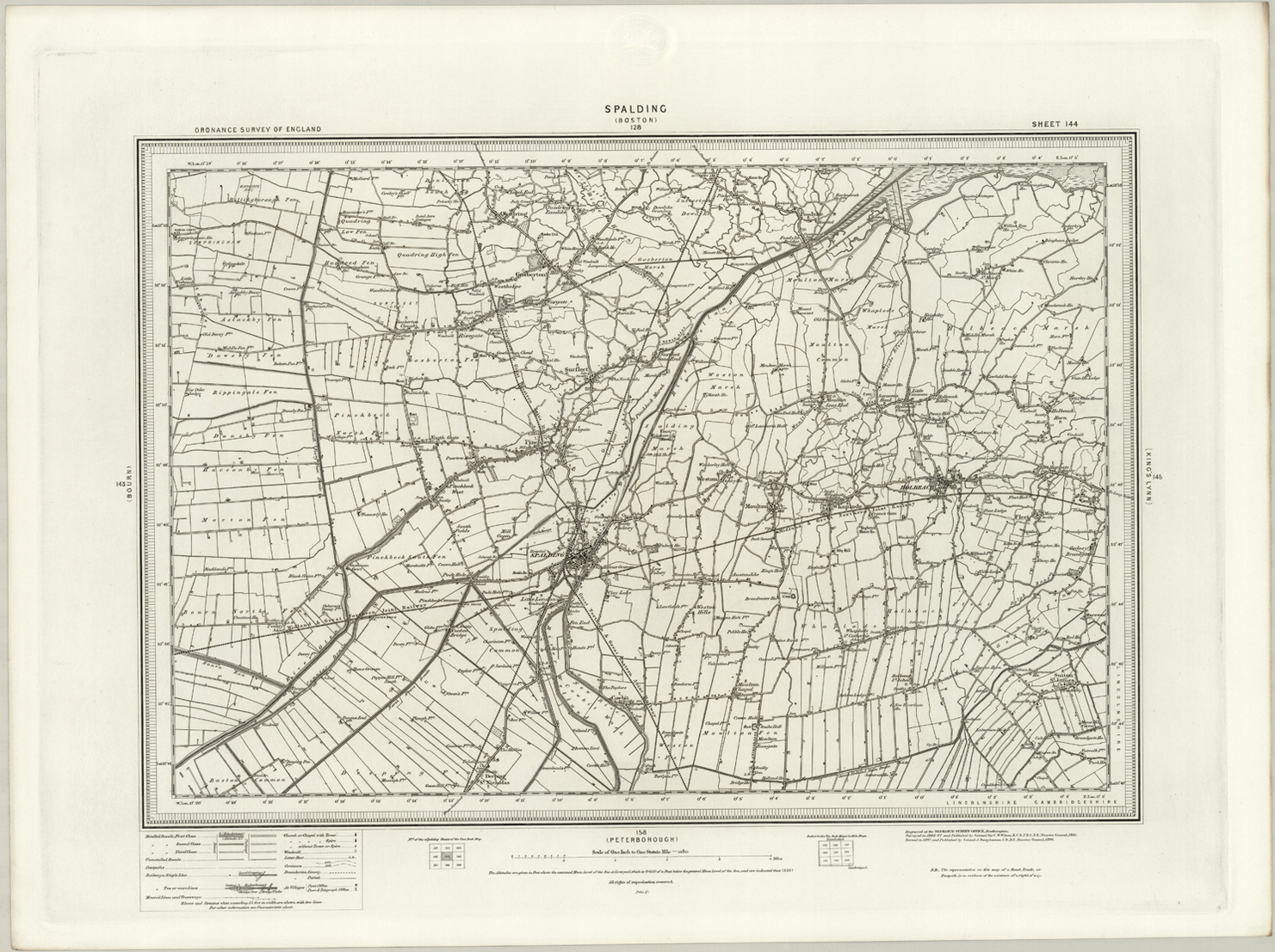 1890 Collection - Spalding (Boston) Ordnance Survey Map– I Love Maps