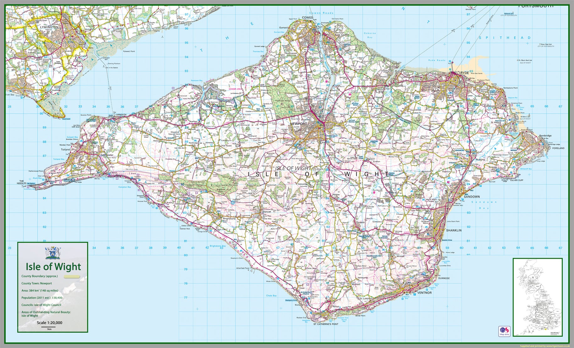 Isle Of Wight County Map– I Love Maps