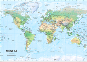 The World Map Set - Physical and Political– I Love Maps