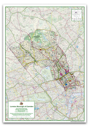 Camden London Borough Map– I Love Maps