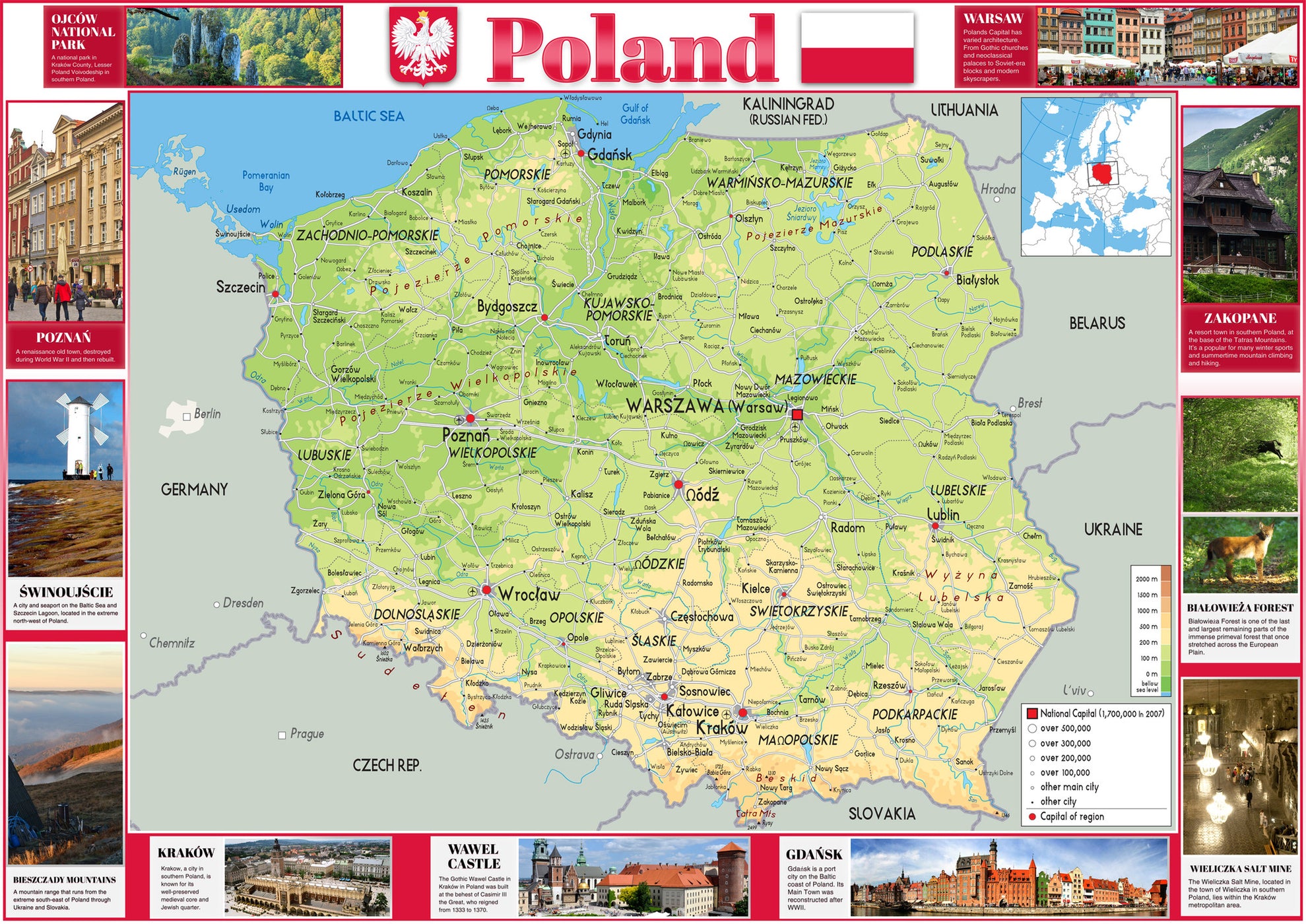Illustrated Map of Poland– I Love Maps